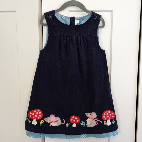 JoJo Maman Bebe | Dresses | Jojo Maman Bebe Corduroy Dress With Mice ...
